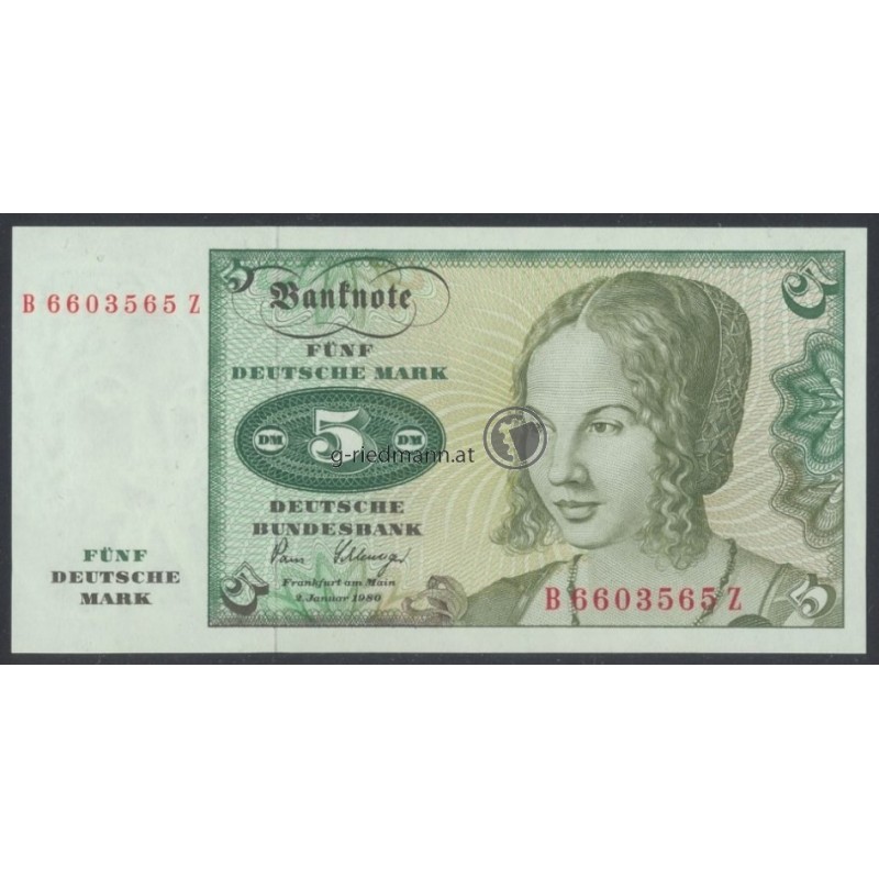 5 Deutsche Mark - G. Riedmann - Philatelie & Numismatik